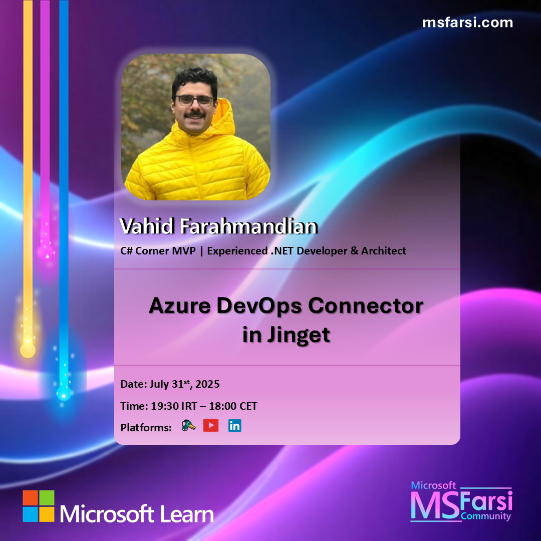 Azure DevOps Connector in Jinget – MSFarsi | Microsoft MSFarsi Community